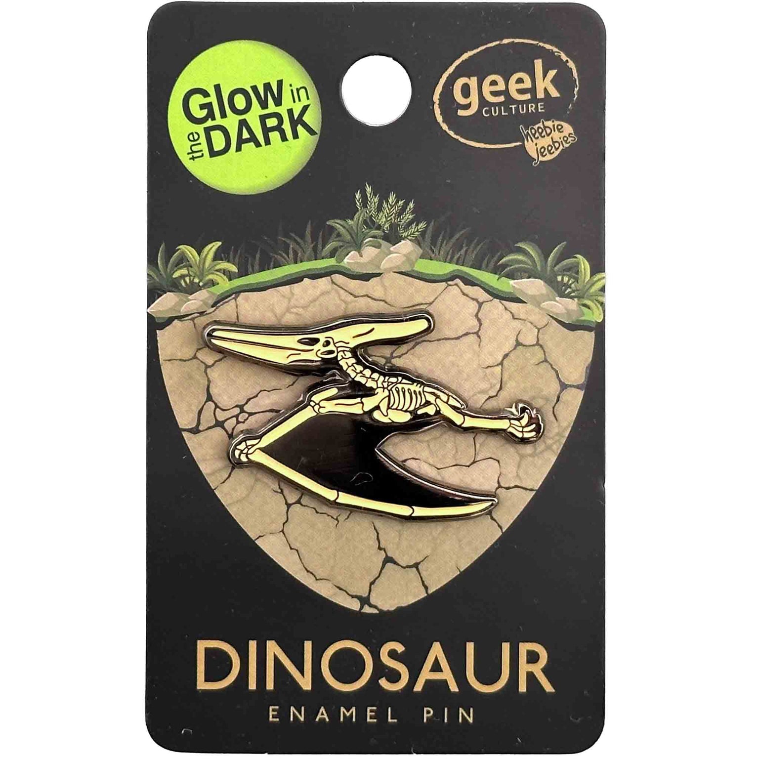 Dinosaur Skeleton Pins — Heebie Jeebies USA