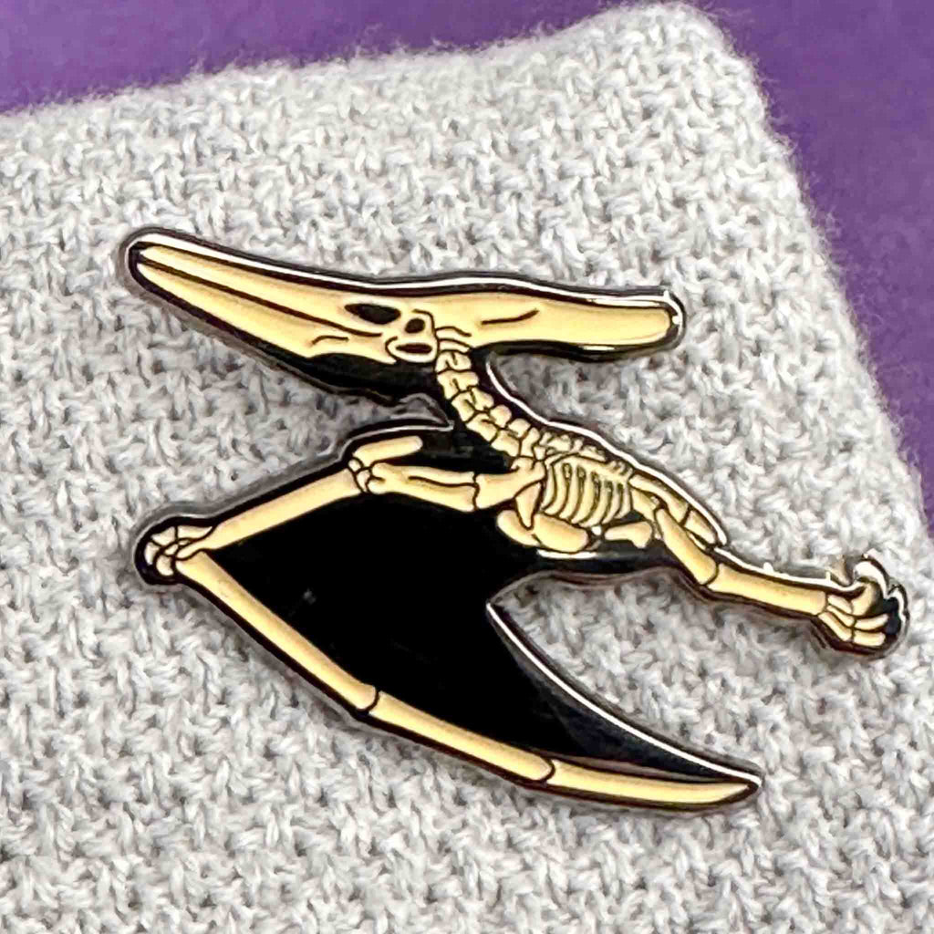 Dinosaur Skeleton Pins — Heebie Jeebies USA