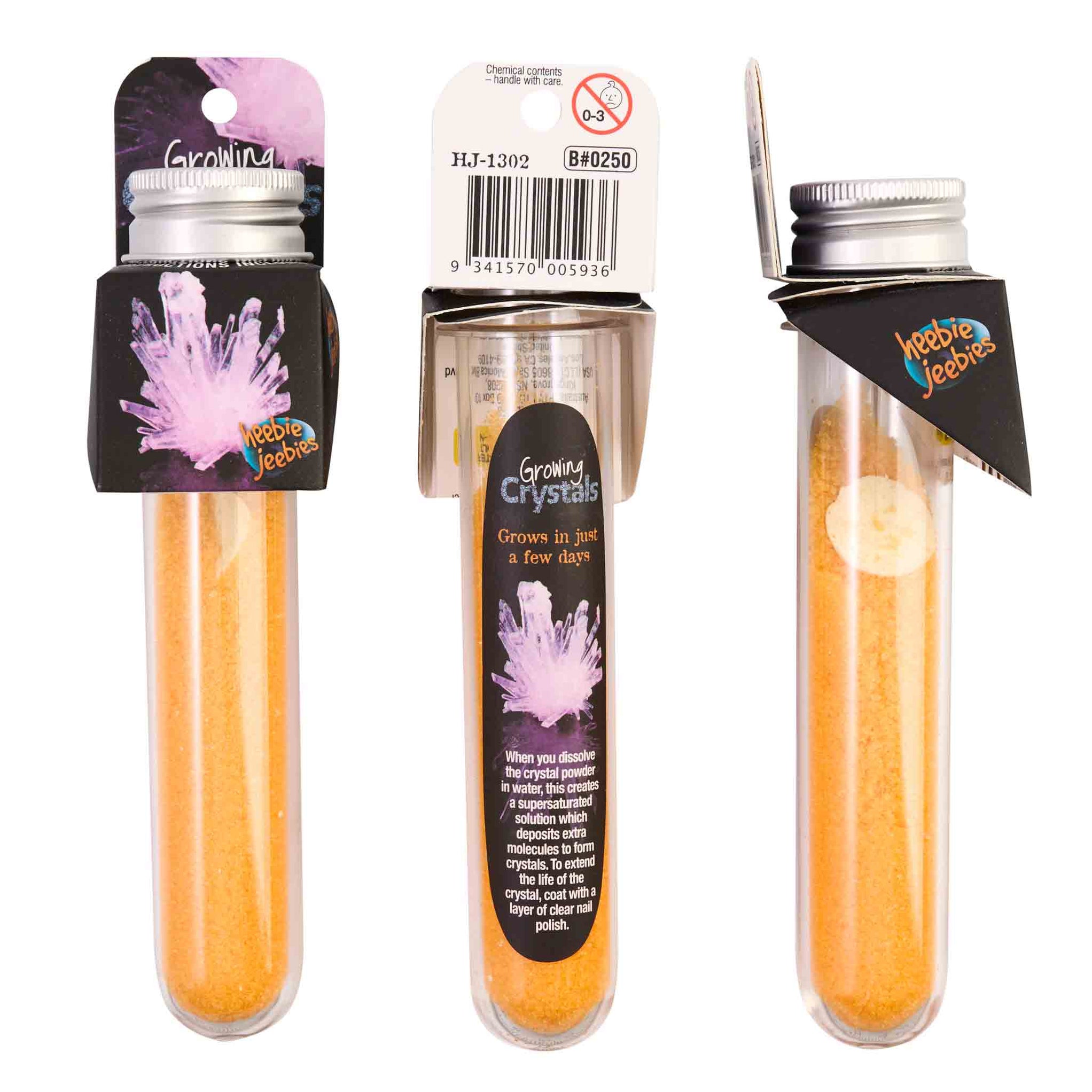 Growing Crystals Test Tube — Heebie Jeebies USA