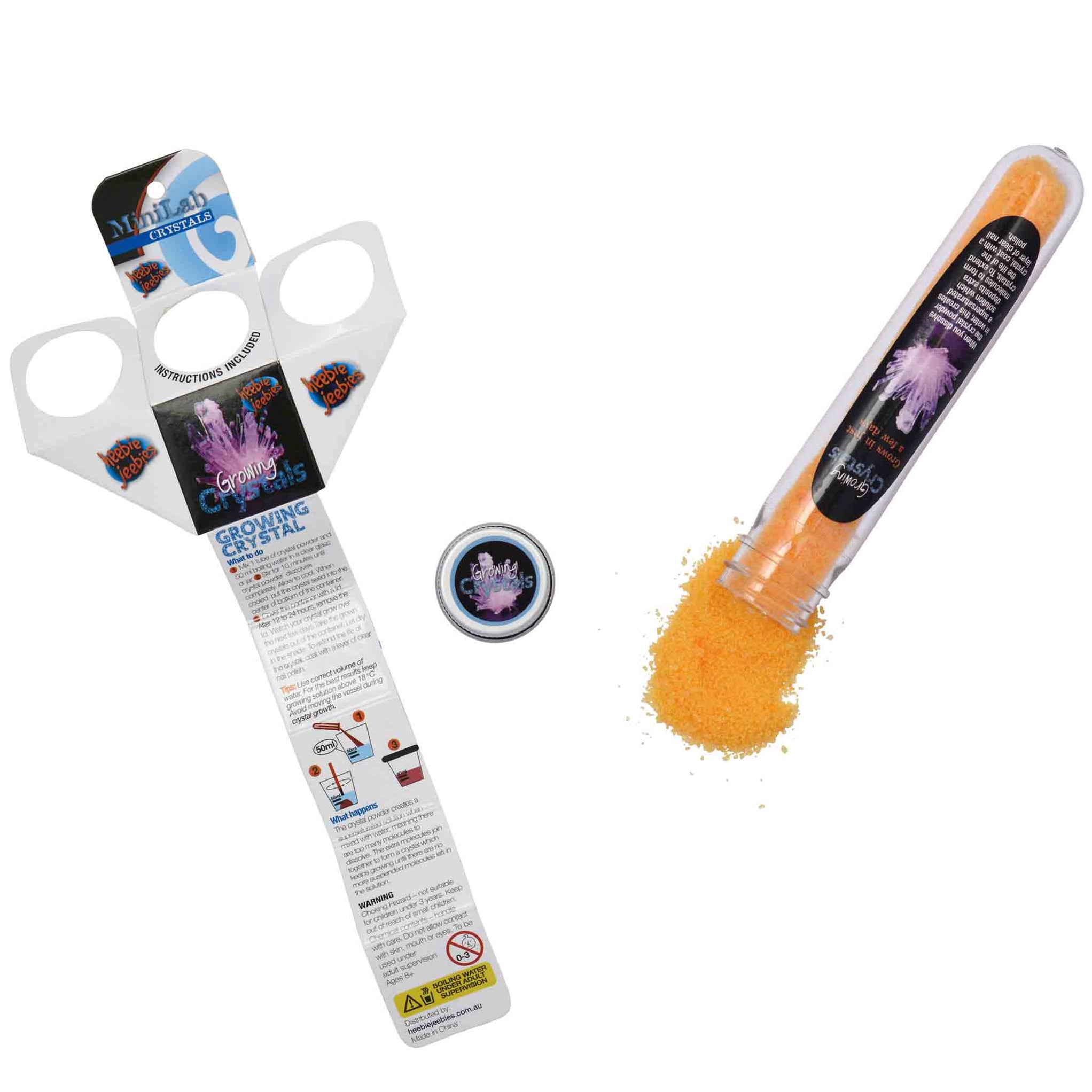 Growing Crystals Test Tube — Heebie Jeebies USA